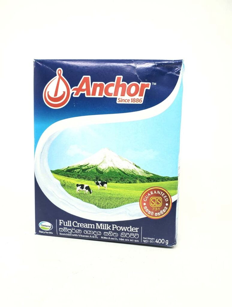 Anchor Milk Powder 400g - Sooriya Lanka Groceries